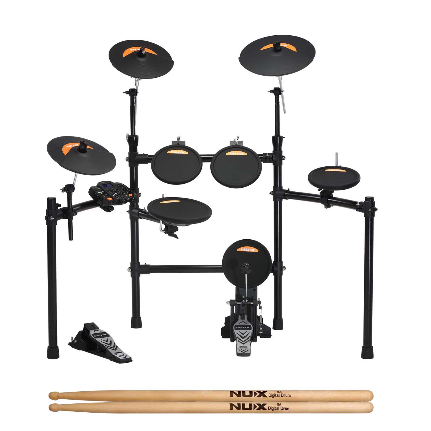 NuX DM2 8 Piece Digital Electronic Drum Kit - Nux