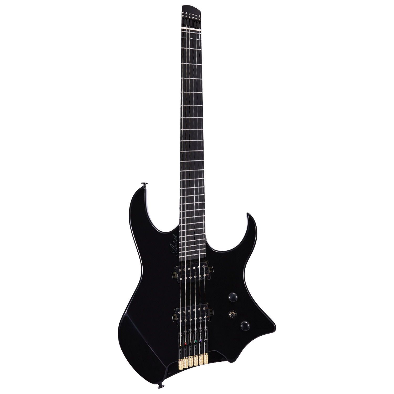 Artist AMS6BK Black Headless Multiscale 6-string Electric Artist AMS6BK Black Headless Multiscale 6-string Electric