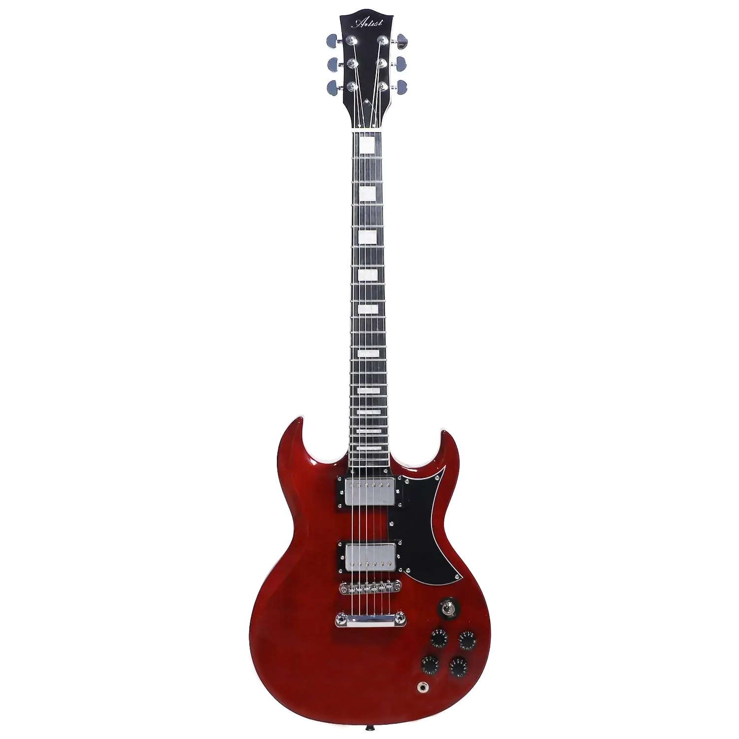 Artist AG100 Red Electric Guitar w/ Bullbucker PickupsAG100